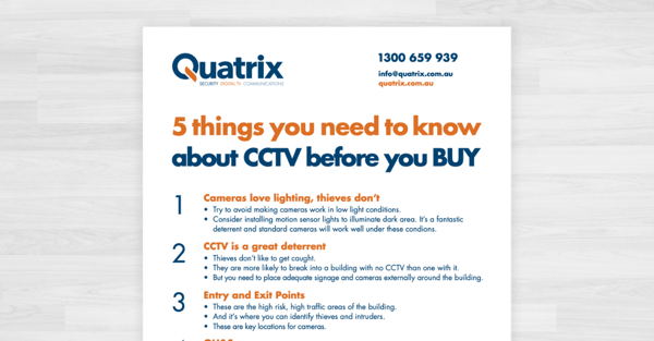 5 things you need to know about CCTV before you buy