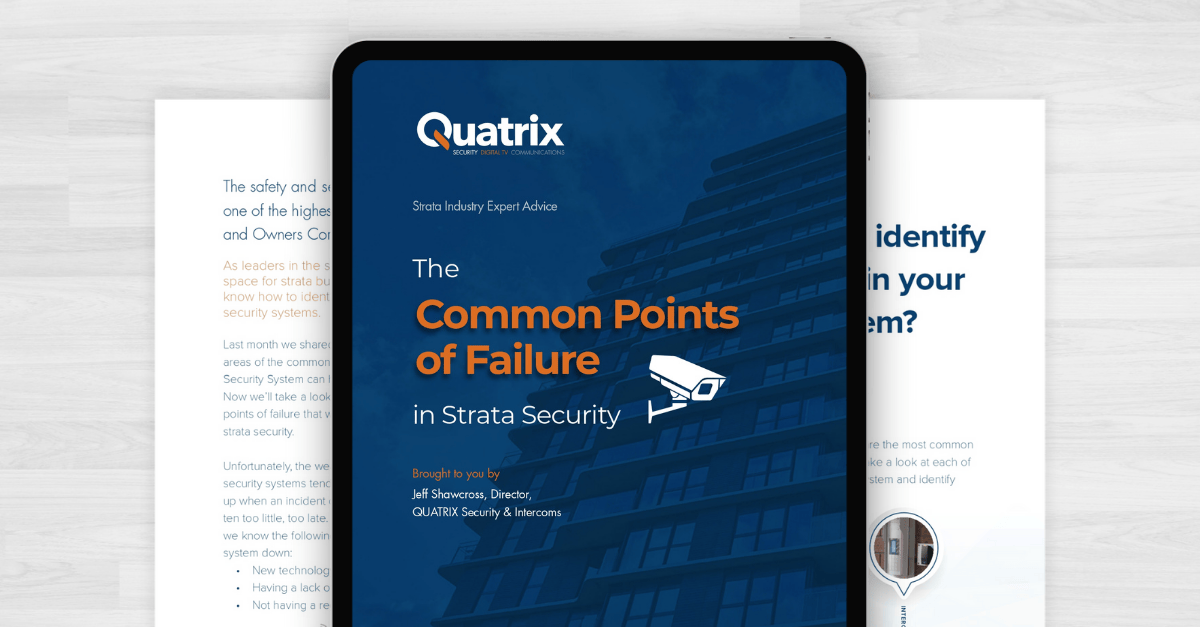 The Common Points of Failure in Strata Security